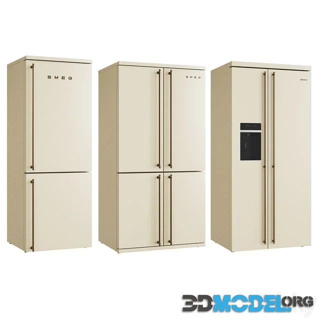 3D Model – Smeg Coloniale Refrigerators