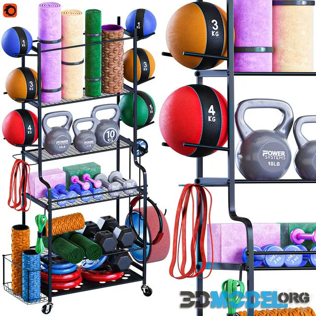 3D Model – Sport equipments 03