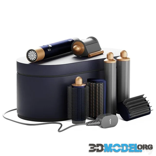 3D Model – Styler Dyson Airwrap Complete Long