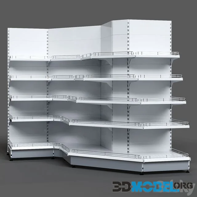 3D Model – Trading racks