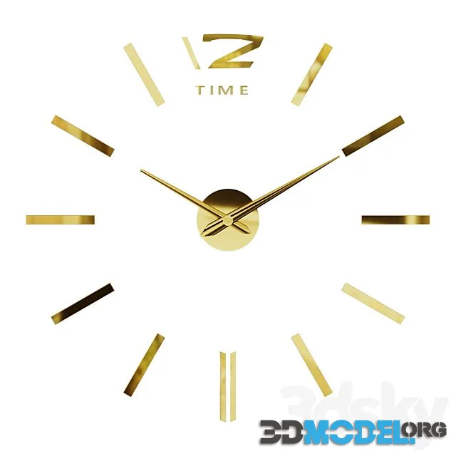 3D Model – Wall Clock Yalta