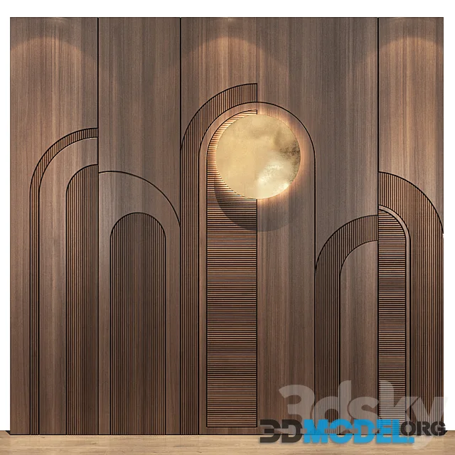 3D Model – Wall Panels Set 125