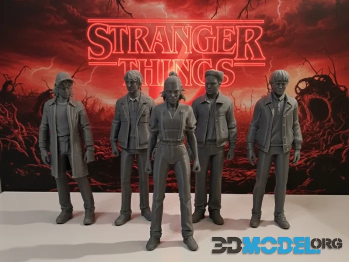 3D Model – Stranger Things - High Detail Set – Printable