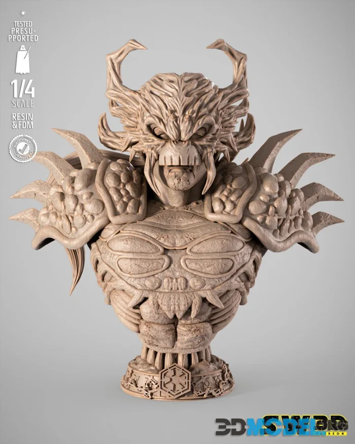 3D Model – SW3D - Darth Krayt Portrait Bust – Printable