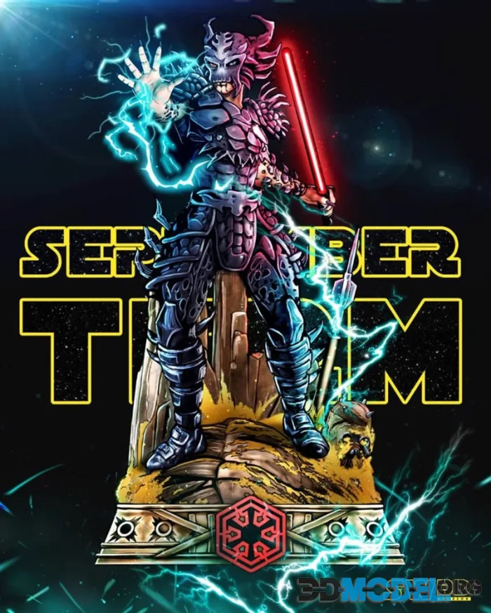 3D Model – SW3D - Darth Krayt Sculpture – Printable