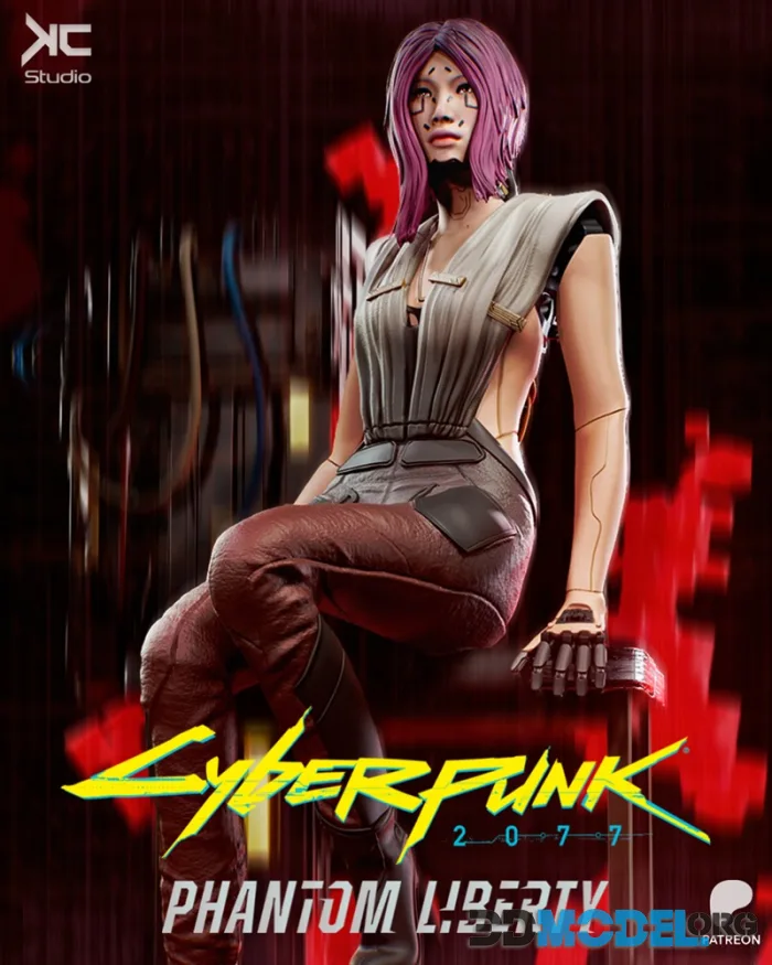 3D Model – KcStudio - Songbird - Cyberpunk 2077 – Printable
