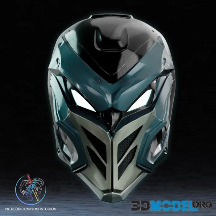 3D Model – Moon Knight Marvel Rivals (No Hood) – Printable