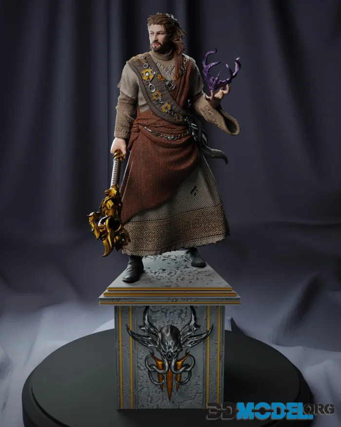 3D Model – Castro 3D - Gale - Baldurs Gate 3 – Printable