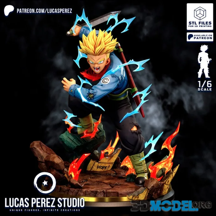 3D Model – Lucas Perez - Trunks – Printable