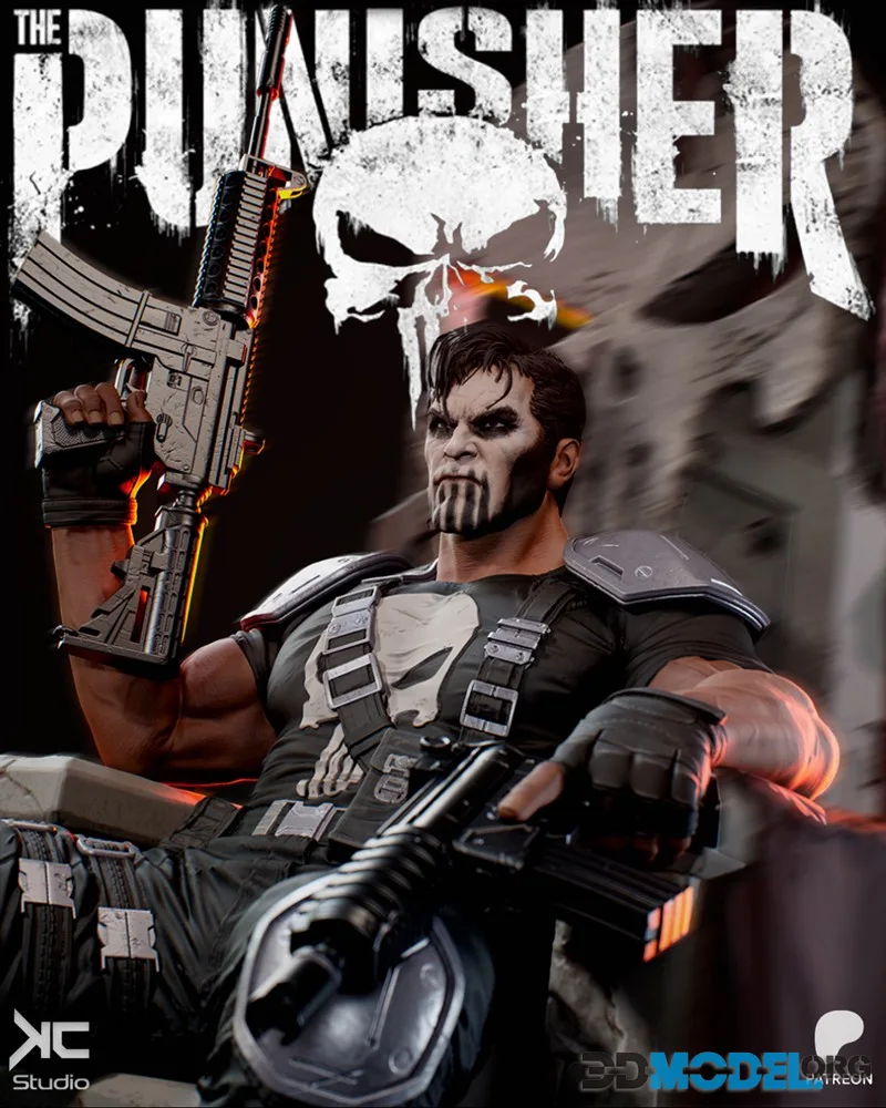 3D Model – KC Studio - Punisher – Printable