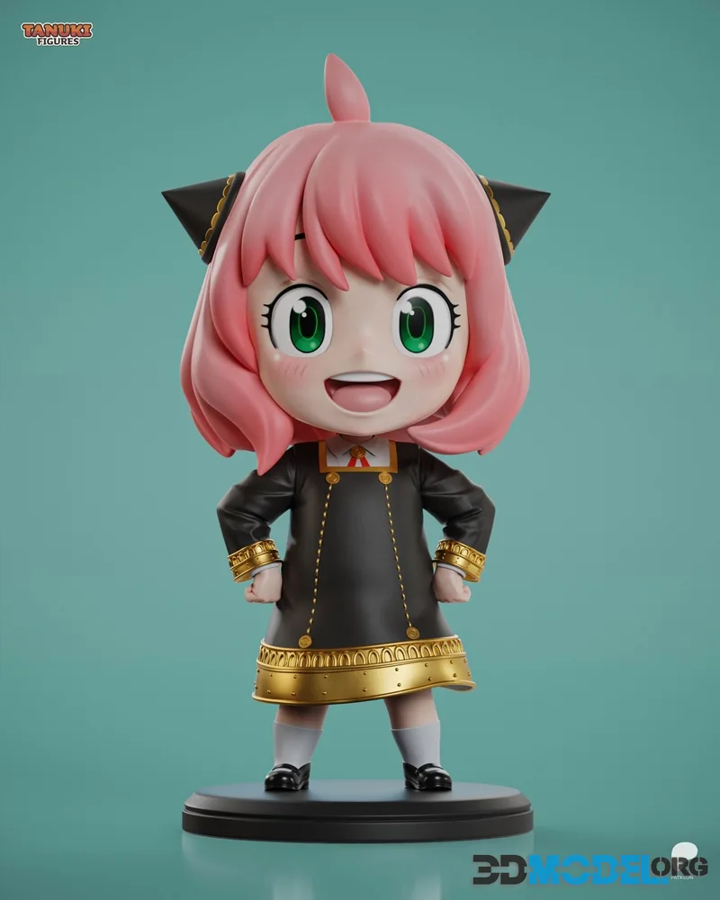 3D Model – Tanuki Figures - Anya Chibi – Printable
