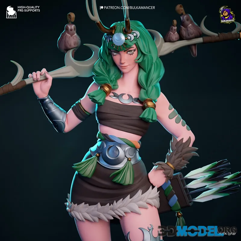 3D Model – Bulkamancer Sculpts - Artemis - Hades – Printable