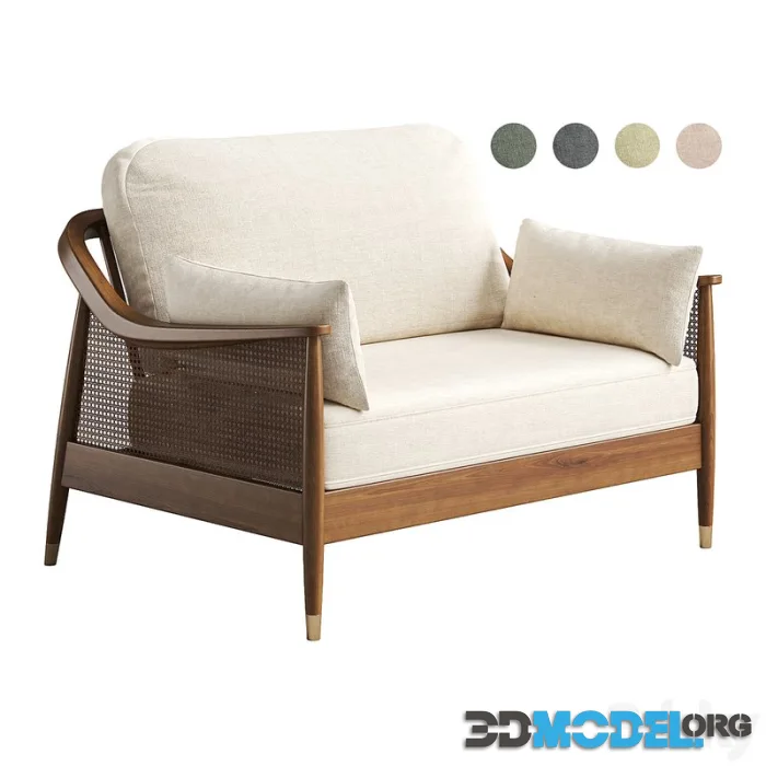 3D Model – Atlanta Loveseat