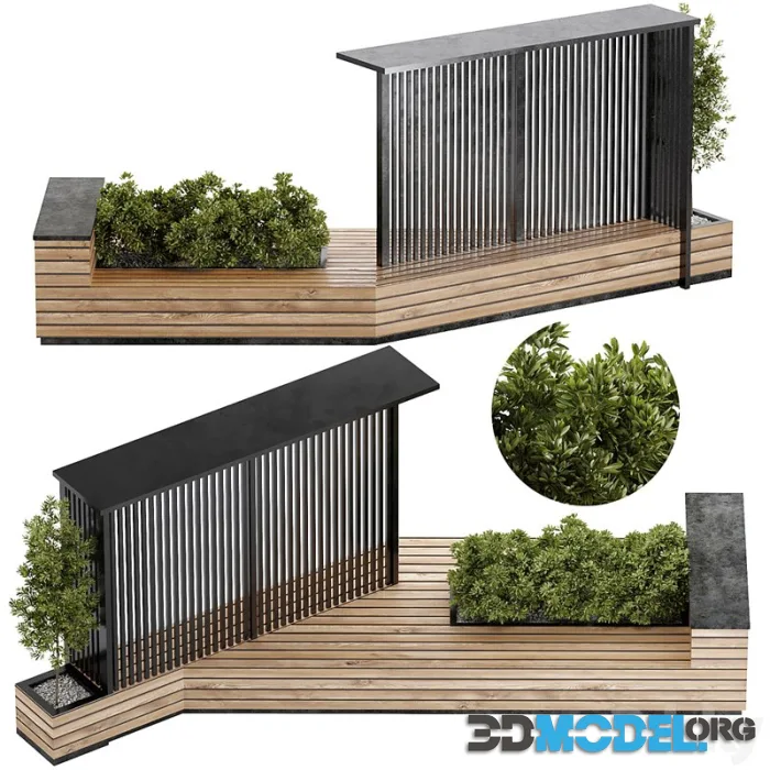 3D Model – Bench 03