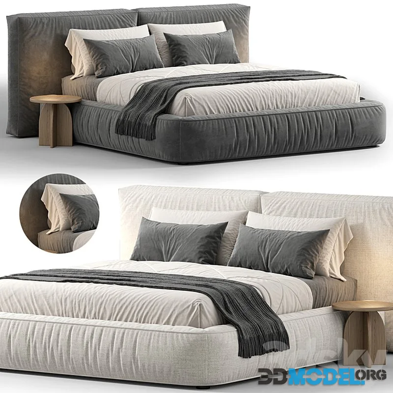 3D Model – BONALDO FLUFF BED