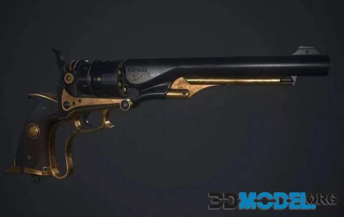 3D Model – Colt Westwood ElDorado low-poly (PBR)