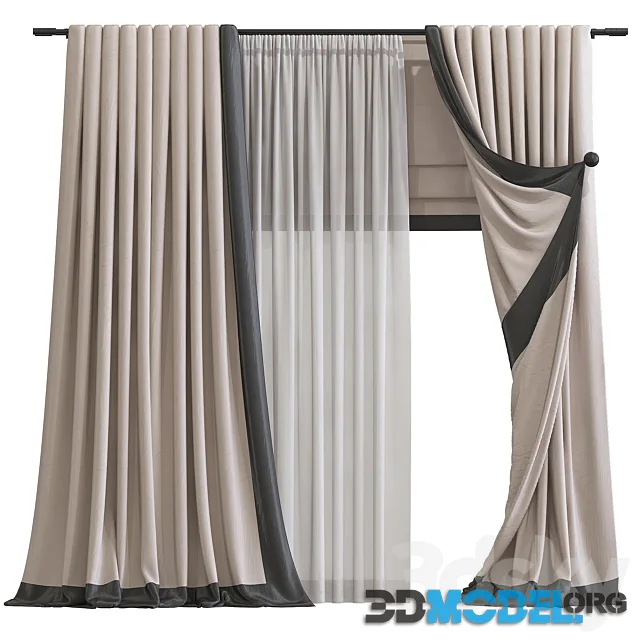 3D Model – Curtain 983