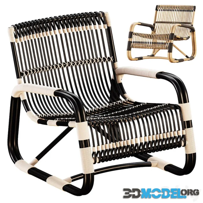 3D Model – Curve Lounge Chair