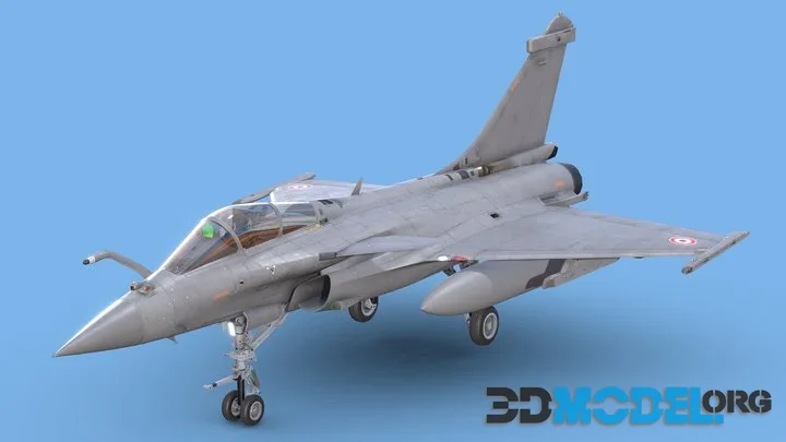 3D Model – Dassault Rafale (M) Fighter Jet Free