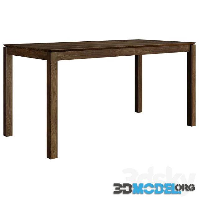 3D Model – Dining Table Taller Kitchen Table