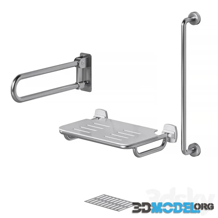 3D Model – Disabled person SU shower chair