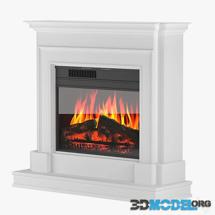 3D Model – Electric Fireplace Newport Jupiter