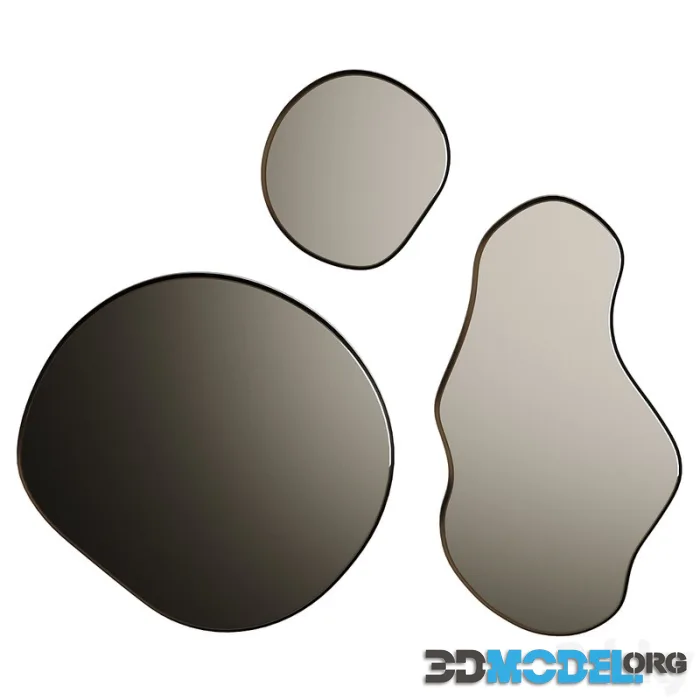 3D Model – Ferme Living Pond Luxury Mirror