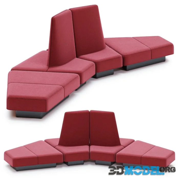 3D Model – Herman Miller Rhyme (2)