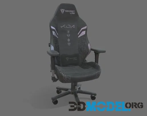 3D Model – KDA ALL OUT Secret Lab Chair