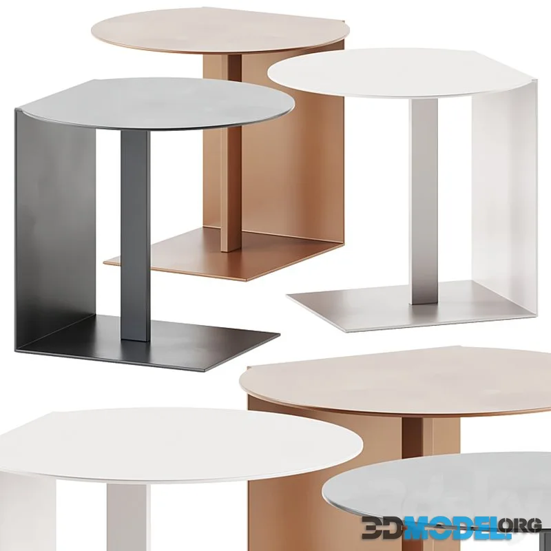 3D Model – Ligne Roset ODA Steel side table Side table