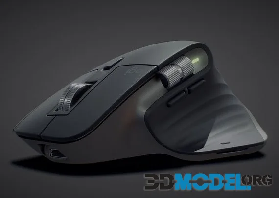 3D Model – Logitech MX Master 3S (PBR)