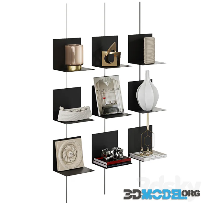 3D Model – Metal shelf Sgib shelf 3