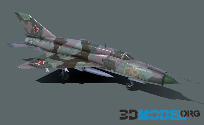 3D Model – Mig 21SMT Fishbed K (PBR)