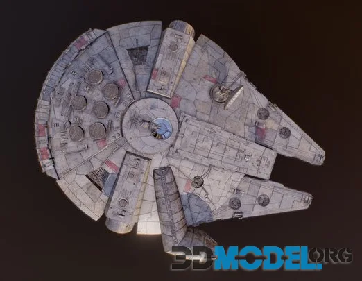 3D Model – Millennium Falcon (PBR)