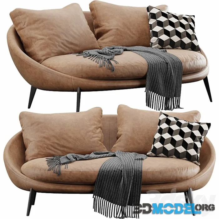 3D Model – Minotti Lido