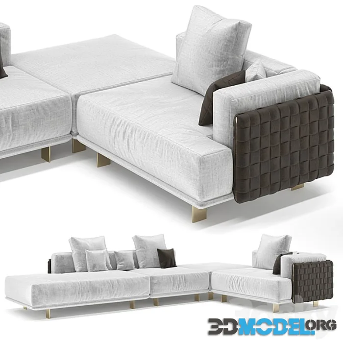 3D Model – Natuzzi Italia CAMPUS Sofa
