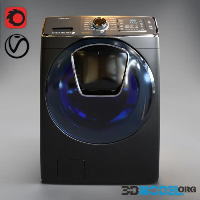 3D Model – Samsung-Washer-Machine