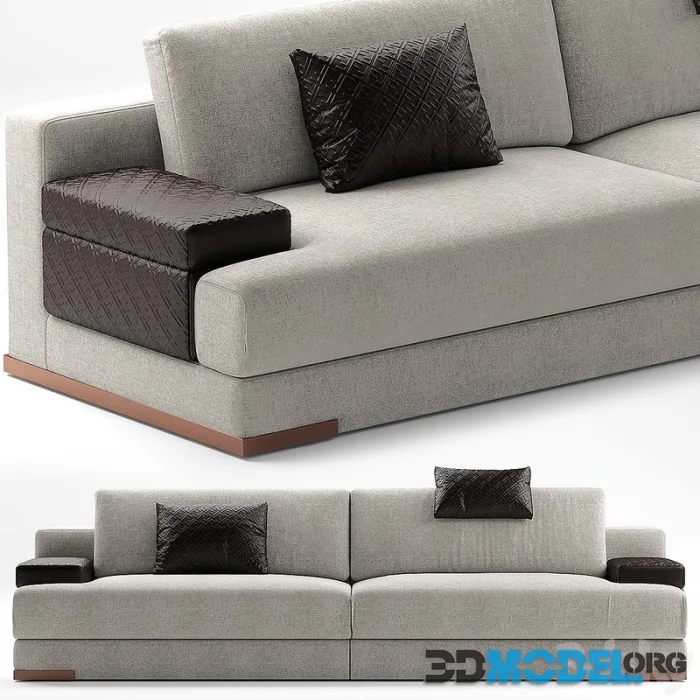 3D Model – Sofa fendi casa DUKE