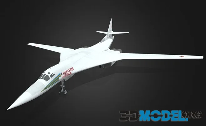 3D Model – Tupolev TU 160 (PBR)