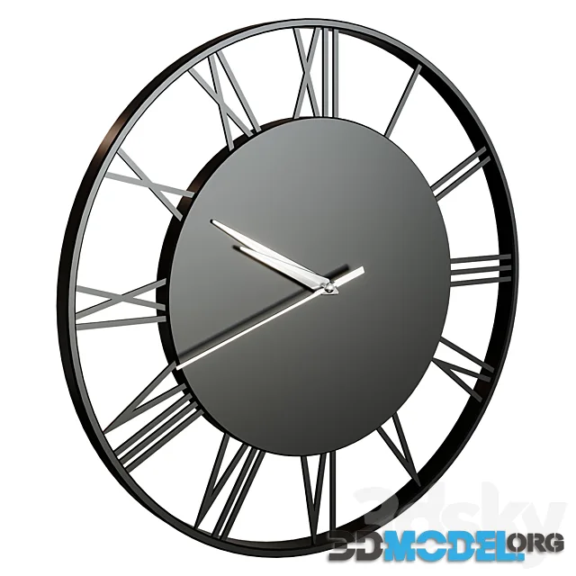 3D Model – Wall Clock Manigault Clock