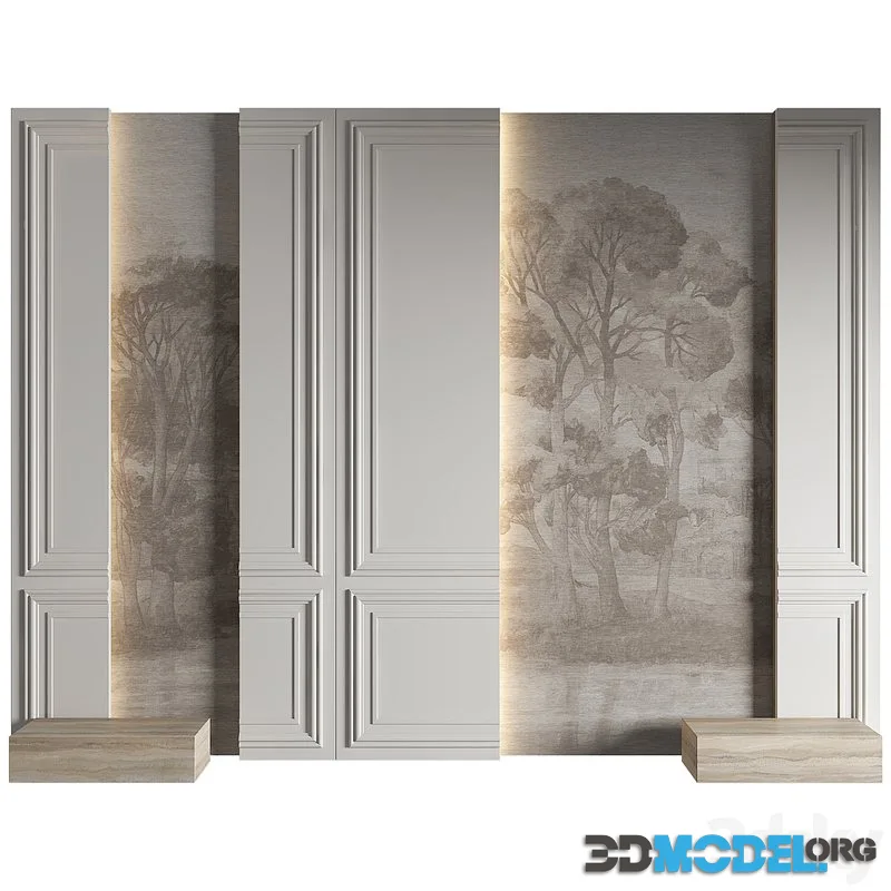 3D Model – Wall Panel Decor 439