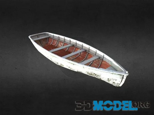 3D Model – Wooden Boat (PBR)