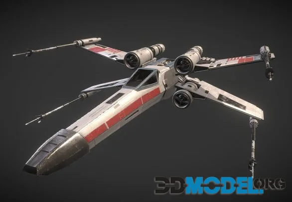 3D Model – X Wing SB (PBR)