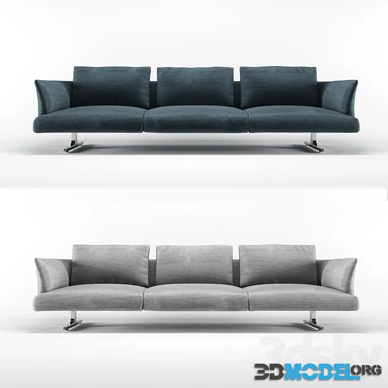 3D Model – Zanotta hiro, sofa