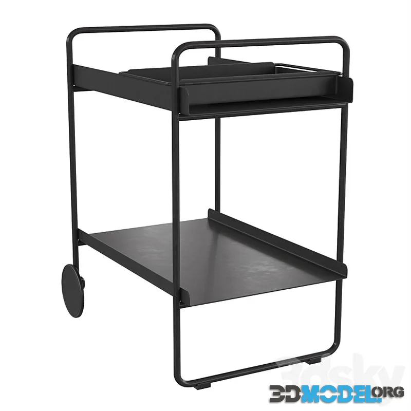 3D Model – Zone Denmark A Cocktail Bar Trolley