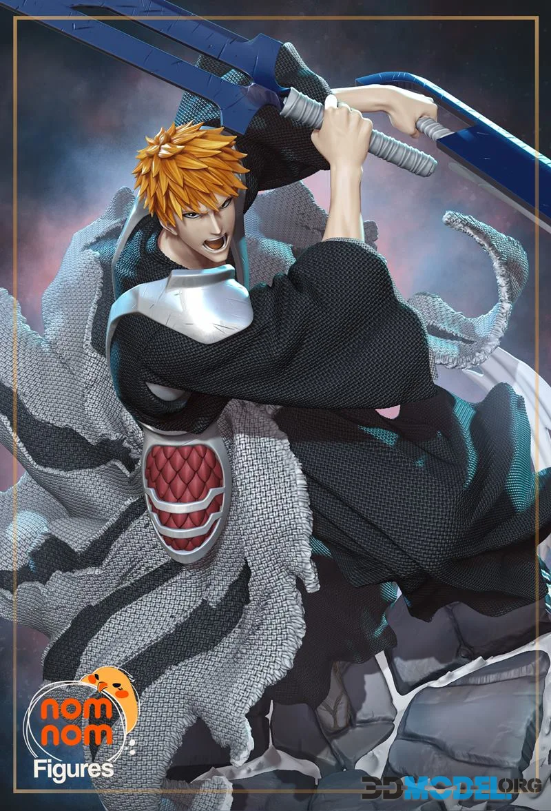 3D Model – Nomnom Figures - Ichigo Kurosaki - Bleach – Printable