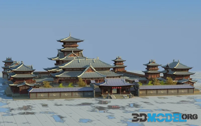 3D Model – Chinese Palace (PBR)
