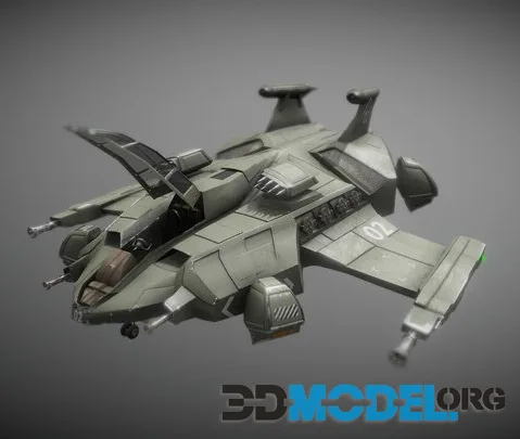 3D Model – Heavy Assault Fighter (PBR)