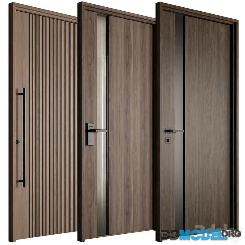 3D Model – Modern Doors Set 97