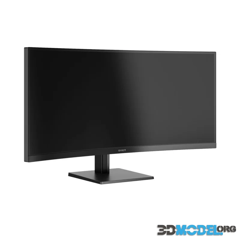3D Model – Omen 34c Gaming Monitor 2023 by Hp
